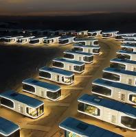 China Prefab Modular Steel Maison Modulable for Hotels Tiny Homes Cabin Office or Apple Cabin for sale