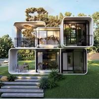 China Prefab Modular Steel Maison Modulable for Hotels Tiny Homes Cabin Office or Apple Cabin for sale