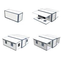 China Expandable Container House with Steel Frame and Weather-resistant Sandwich Panel for sale