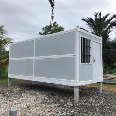 China Folding Container House 50mm Rock Wool Panel for Temporary School and Clinic Use for sale