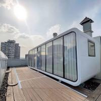 China 20ft 40ft Prefab Container House Apple Cabin Galvanized Steel Frame Rock Wool Insulation for sale