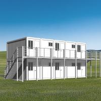 China Detachable Container House with Strong Steel Structure Rock Wool Sandwich Panel for Fast Construction for sale