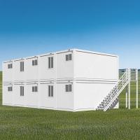 China Detachable Container House with Strong Steel Structure Rock Wool Sandwich Panel for Fast Construction for sale