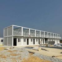 China Detachable Container House with Strong Steel Structure Rock Wool Sandwich Panel for Fast Construction for sale