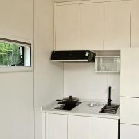 China Apple Cabin House Galvanized Steel Frame Metal Carved Panel Custom Color 3500mm x 8000mm for sale