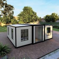 China Luxury Prefab House Economical Portable 2 Bedroom Tiny Home Modular House 50mm EPS for sale