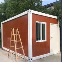 China Flat Pack Accommodation Container Home Office Building 50mm EPS Sandwich Panel for sale