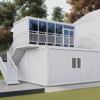 China Wholesale Prefab Container House 50mm EPS Sandwich Panel Flat Pack Shipping Home for sale