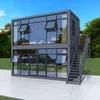 China Flat Pack Container House Steel Structure Fast Installation for sale
