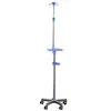 China STIS310 Adjustable Height Hospital Infusion Stand with 860mm Height and 3.7kg Weight in Medical Blue for sale