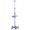 China STIS310 Adjustable Height Hospital Infusion Stand with 860mm Height and 3.7kg Weight in Medical Blue for sale