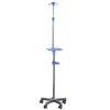 China STIS310 Adjustable Height Hospital Infusion Stand with 860mm Height and 3.7kg Weight in Medical Blue for sale