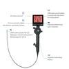 China Reusable Flexible Video Laryngoscope 2.8mm with 3.5 Inch Touchscreen and Rechargeable Li Battery for sale