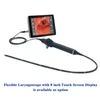 China Reusable Flexible Video Laryngoscope 2.8mm with 3.5 Inch Touchscreen and Rechargeable Li Battery for sale