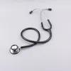 China Medical Dual Head Stethoscope 44mm Chestpiece PVC Y-Tube 55.8cm Foam Packing for sale