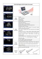 China 10.4 Inch LED Portable Ultrasound Machine with 3.5MHz Convex Probe and 256-Image Memory for Home Healthcare Use for sale