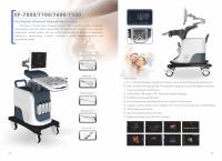 China XF7800 Plus Full Digital Trolley 4D Echo Ultrasound Machine with 15