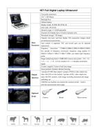 China XF30B Portable Veterinary Ultrasound Machine with 3.5MHz Probe & 11.1V 3000mAh Li Battery for sale