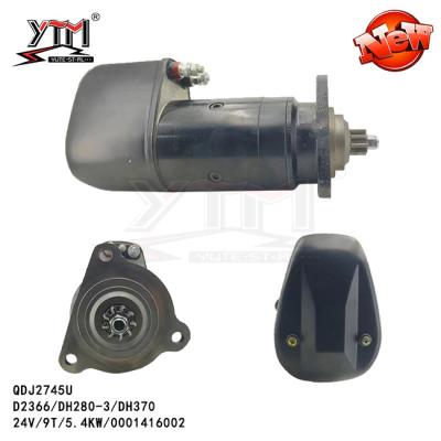 China 0001416002 Truck / Car Starter Motor For Bosch Part For D2366/DH280-3/DH370 for sale