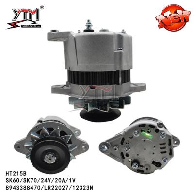 China HT215B ALTERNATOR SK60/SK70/24V 20A 1V/8943388470/LR22027/12323N for sale