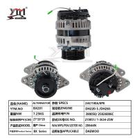 China BX201 24V 100A 8PK Alternator Assembly OE Numbers 219051 390050 for DAEWOO DH220-5/DH265 Excavator for sale