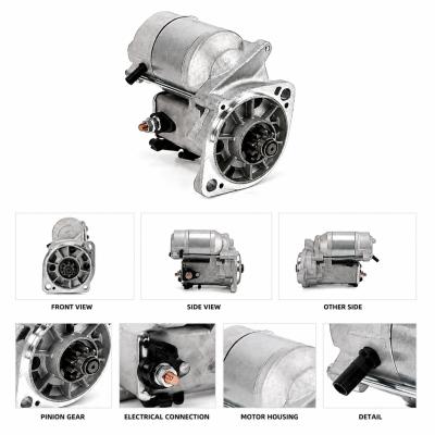 China QDJ1201W 12V 1.4KW 9T Starter Motor STN4121 for Denso Doosan DH35 Excavator Engine Replacement, OEM Starting Motor with OE 8941702050 8941702051 for sale