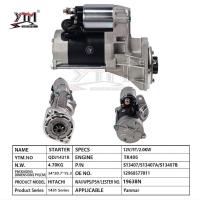 China QDJ1431K 12V 2.0KW 9T Starter Motor S13407 S13407A S13407B 12968577011 19638N  For Yanmar TK486 Engine for sale
