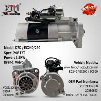 China QDJ2860A 24V 12T 5.5KW Starter Motor D7D M009T62671 M9T65371 20880693 21133741 For Excavator Construction Machinery for sale