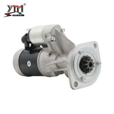 China SH60 - 3 Excavator Tractor Starters 4JB1T Isuzu Spare Parts S13 - 111 QDJ1431D for sale