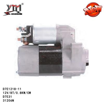 China D7E1218-11 NISSAN INFINITI Engine Starter Motor  8T 0.8KW D7E31 31206N for sale