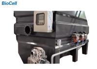 China Nickel Plated Rotary Disc Filter 3.1KW 8 Pcs Sludge Dewatering Wastewater Treatment for sale