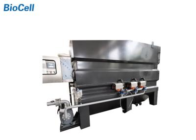 China 12 Pcs 1.45M2 Rotary Disc Filter 2000MM Screw Press Dewatering Machine for sale