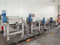 China Magnetic Flocculation Sedimentation Sludge Dewatering Screw Press Machine 20m3h Surface Load for sale