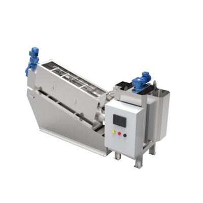China 0.2KW 12kg/H Screw Press Dewatering Machine for Sewage Sludge Treatment for sale
