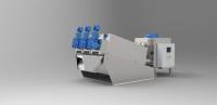 China 480kg/H Screw Press Dewatering Equipment Multi Disc Sludge Belt Press Machine for sale