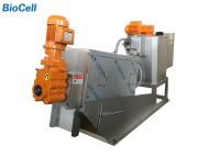China SS314 0.3KW Screw Press Dewatering Machine 20kg Per Hour Sludge Dehydrator for sale