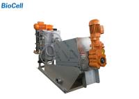 China SS314 0.3KW Screw Press Dewatering Machine 20kg Per Hour Sludge Dehydrator for sale
