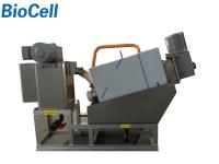 China 1.9KW SS316 Screw Filter Press Machine for Sludge Dewatering 3-680 kg/h for sale