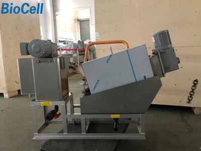 China Wastewater Treatment Sludge Dewatering Machine Multi Disk Screw Press Dewatering Machine for sale