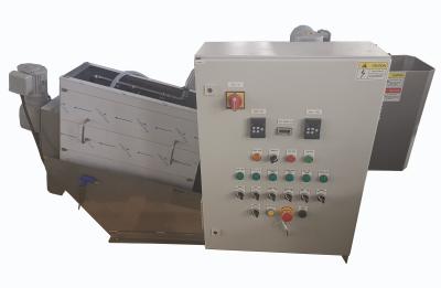 China SS304 Screw Press Sludge Dewatering Machine 6kgH for Steel Wastewater Treatment for sale
