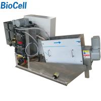 China 6KW Volute Screw Filter Press Machine Sludge Thickener Wastewater Treatment for sale
