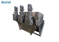 China 8.2KW 480kg/H Screw Filter Press Machine Filter Presses For Sludge Treatment for sale