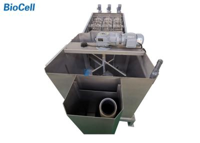 China 4000mg/L Multi Plate Screw Press Dewatering Machine Sludge Dewatering Unit for Activated Sludge for sale