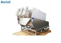 China 120kg/H SS304 Portable Sludge Dewatering Equipment Volute Dewatering Screw Press for sale