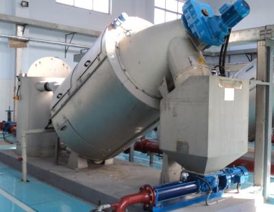China SS316 680kg/H  Screw Sludge Dewatering Machine Socket Pan Disk Filter Wastewater Treatment for sale