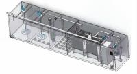China MBBR Mini STP Plant 12m Moving Bed Biofilm Reactor for Residential Wastewater Treatment 1-100 m3 per Day for sale
