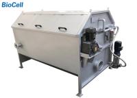 China Nickel Plated Rotary Drum Filter Wastewater Treatment SS316 Solid Liquid Separator 10-200µm for sale