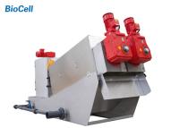 China 8.2KW Sludge Dewatering Equipment Multiple Screw Press Dehydrator For Anaerobic Sludge for sale