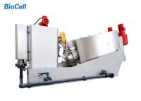 China 0.3KW Sludge Dewatering Equipment No Blocking MPSP Multi Plate Screw Press for sale