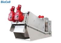 China 1.9KW SS304 Multi Disk Sludge Dewatering Screw Press For Sedimentation Andactivated Sludge for sale